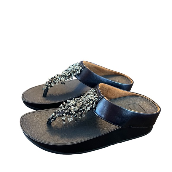 Fitflop | Shoes | Fitflop Rumba Beaded Toe Post Sandal New Size 65 ...